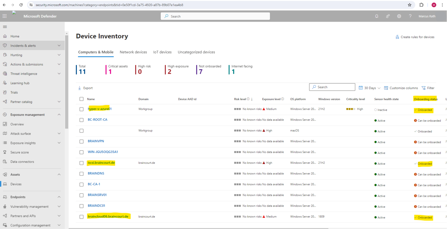 How to onboard on-premise Server (Azure Arc) and native Azure Server ...