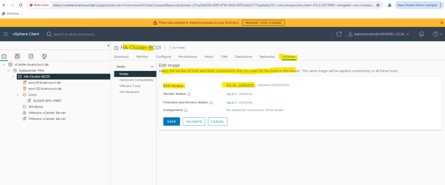 Upgrade the VMware vSphere Environment from Version 7 to 8 – Part 2 ...