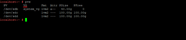 Linux LVM – Create a new Volume Group and Logical Volumes - .matrixpost.net
