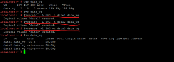 Linux LVM – Create a new Volume Group and Logical Volumes - .matrixpost.net