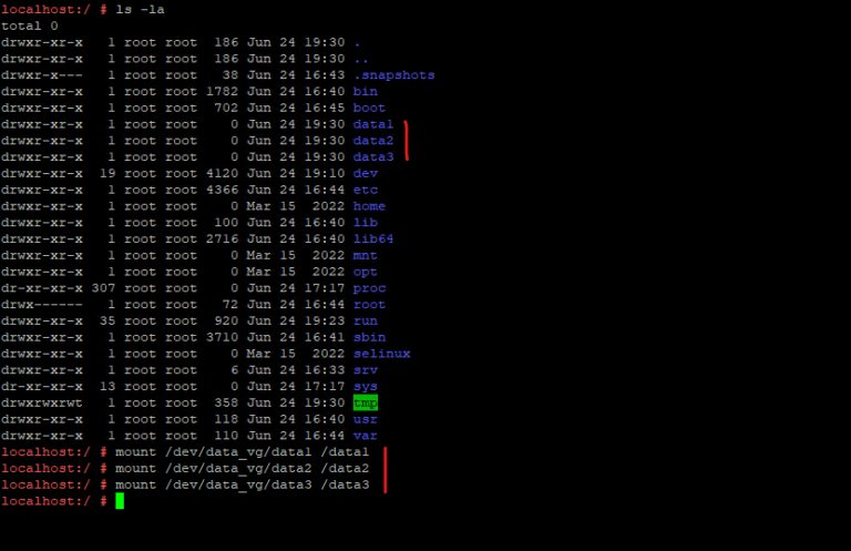 Linux Lvm Create A New Volume Group And Logical Volumes