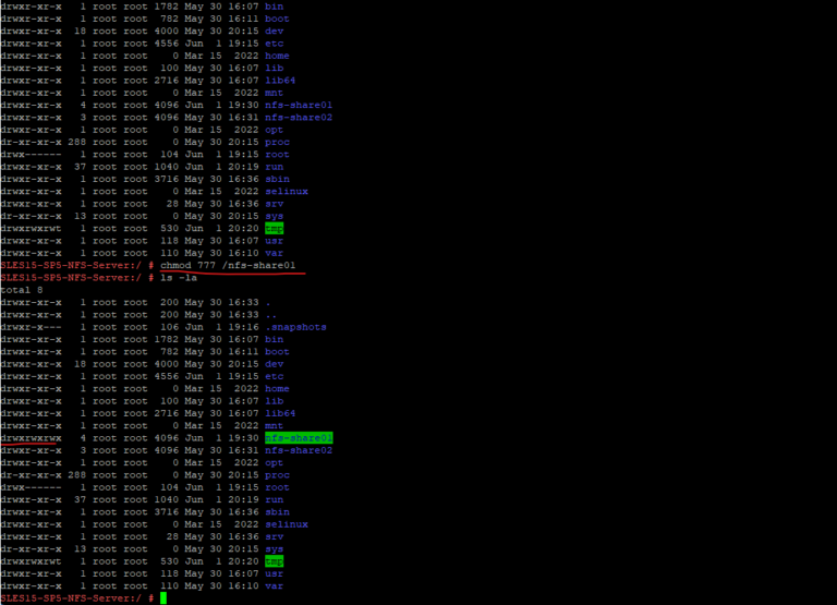 Set up an NFS Server on SUSE Linux Enterprise Server 15 - .matrixpost.net