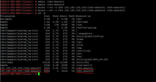 Set up an NFS Server on SUSE Linux Enterprise Server 15 - .matrixpost.net