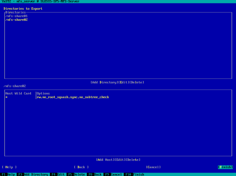 Set up an NFS Server on SUSE Linux Enterprise Server 15 - .matrixpost.net