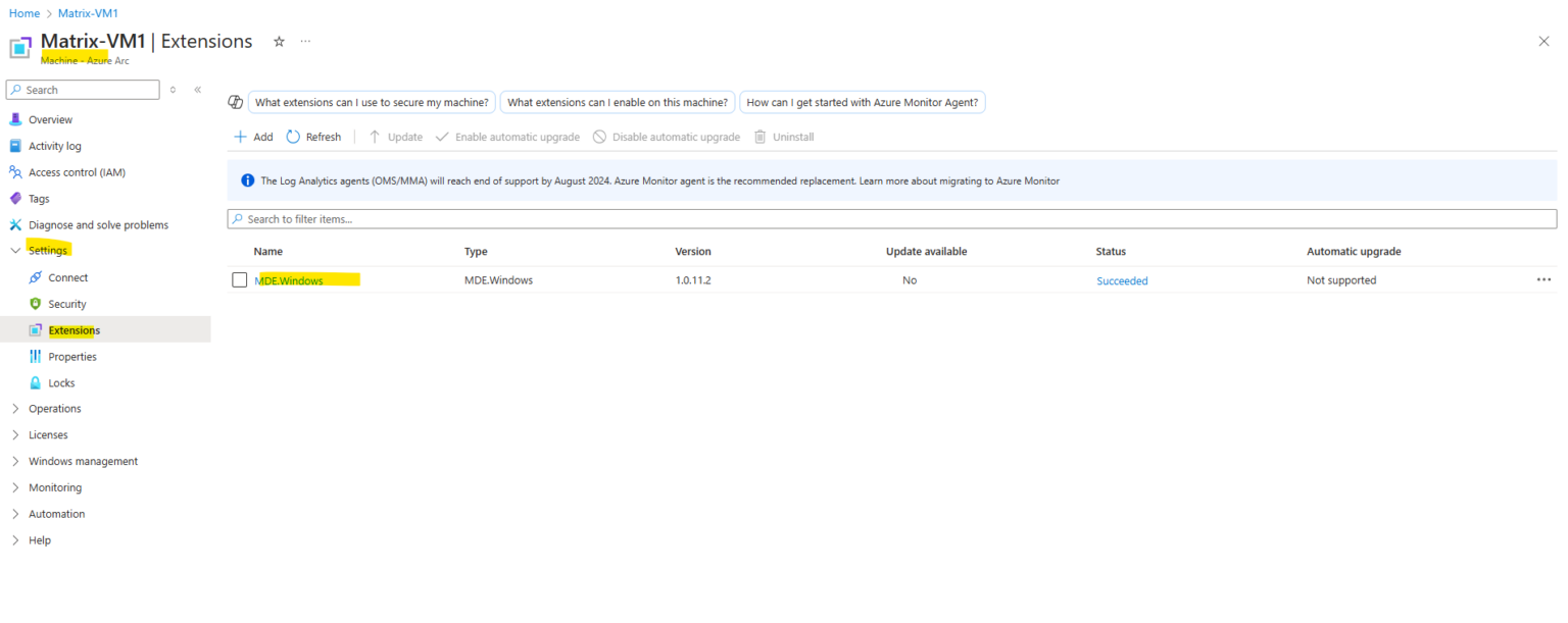 How to onboard on-premise Server (Azure Arc) and native Azure Server (VMs) to Microsoft Defender ...