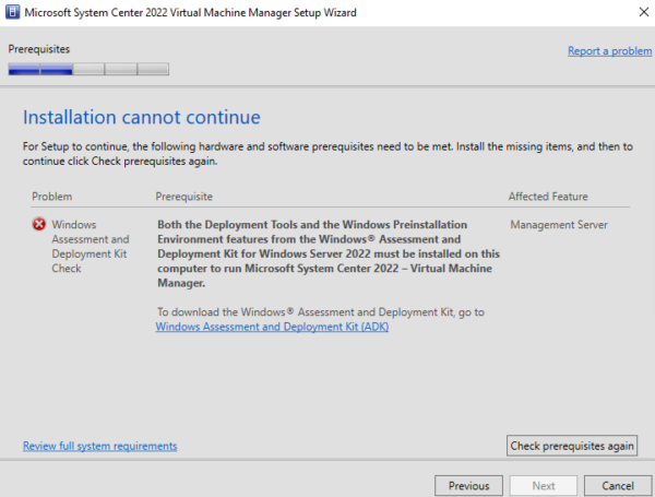 Set up System Center 2022 Virtual Machine Manager (SCVMM) - .matrixpost.net