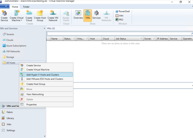 Running System Center 2022 Virtual Machine Manager (SCVMM ...