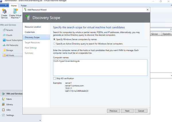 Running System Center 2022 Virtual Machine Manager (SCVMM ...