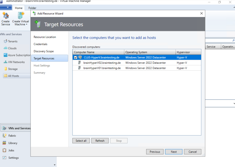 Running System Center 2022 Virtual Machine Manager (SCVMM ...