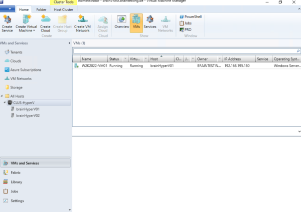 Running System Center 2022 Virtual Machine Manager (SCVMM ...