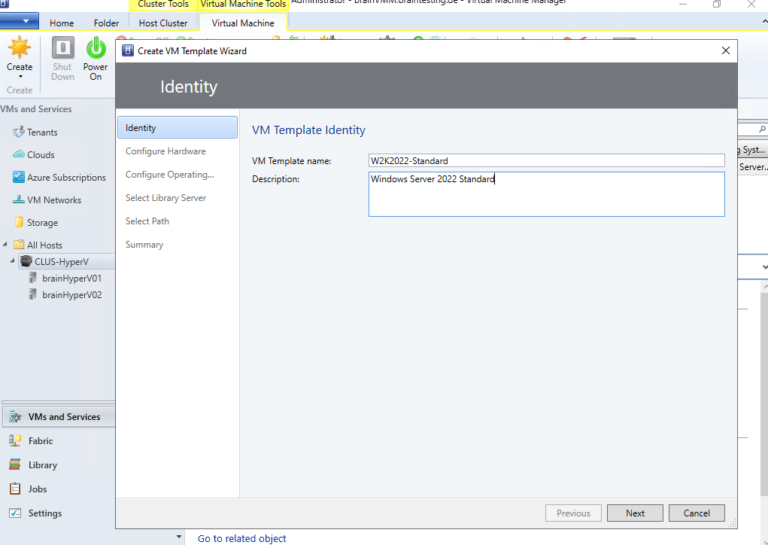 Running System Center 2022 Virtual Machine Manager (SCVMM ...