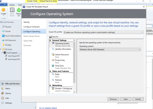 Running System Center 2022 Virtual Machine Manager (SCVMM ...