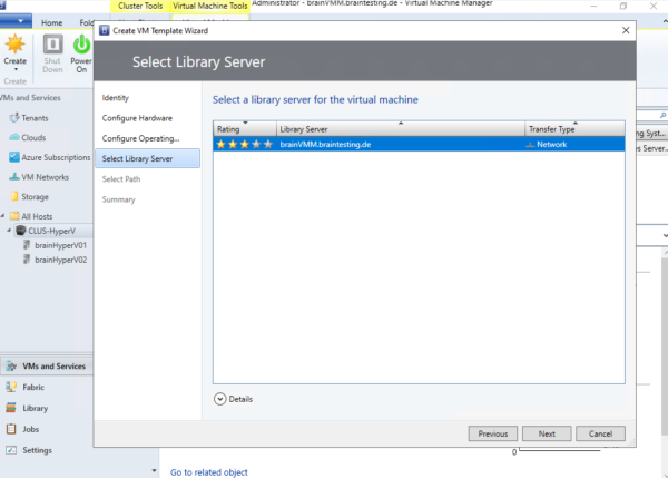 Running System Center 2022 Virtual Machine Manager (SCVMM) - .matrixpost.net