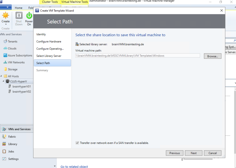 Running System Center 2022 Virtual Machine Manager (SCVMM ...