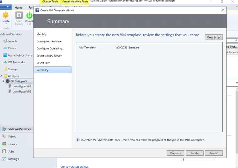 Running System Center 2022 Virtual Machine Manager (SCVMM ...
