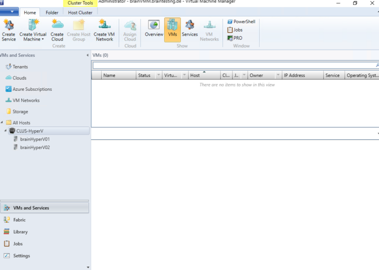 Running System Center 2022 Virtual Machine Manager (SCVMM ...