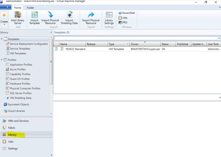 Running System Center 2022 Virtual Machine Manager (SCVMM ...