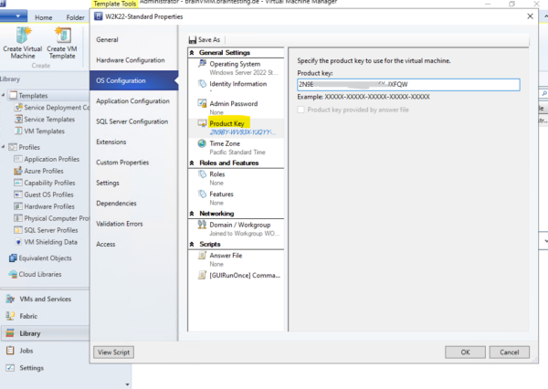 Running System Center 2022 Virtual Machine Manager (SCVMM ...