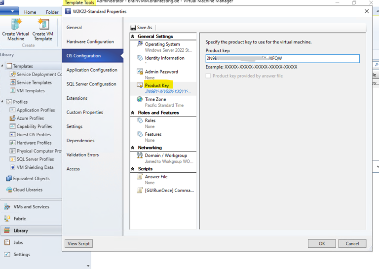 Running System Center 2022 Virtual Machine Manager (SCVMM ...