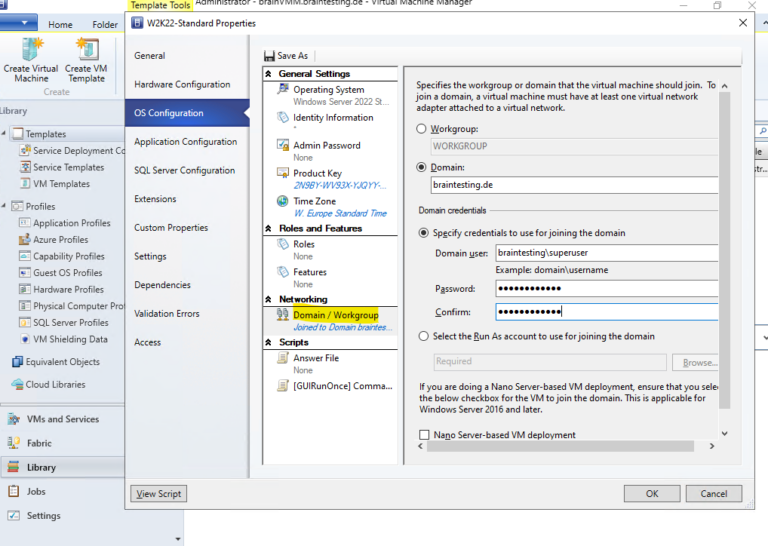 Running System Center 2022 Virtual Machine Manager (SCVMM ...