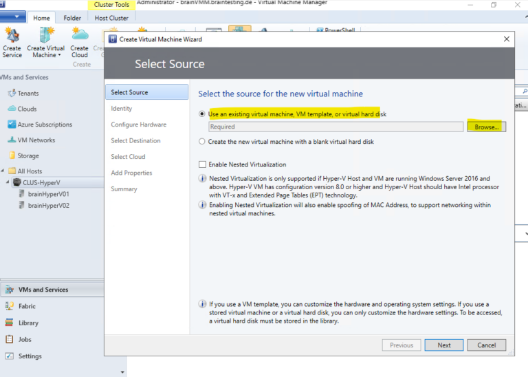 Running System Center 2022 Virtual Machine Manager (SCVMM ...