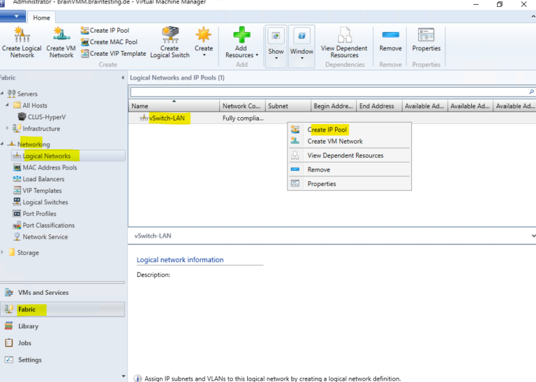 Running System Center 2022 Virtual Machine Manager (SCVMM ...