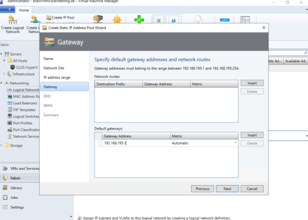 Running System Center 2022 Virtual Machine Manager (SCVMM ...