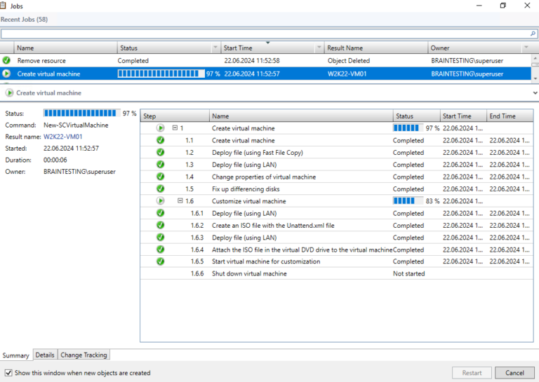 Running System Center 2022 Virtual Machine Manager (SCVMM ...