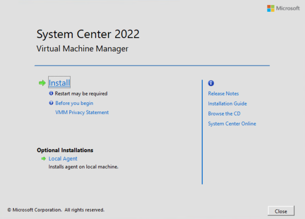 Set up System Center 2022 Virtual Machine Manager (SCVMM) - .matrixpost.net