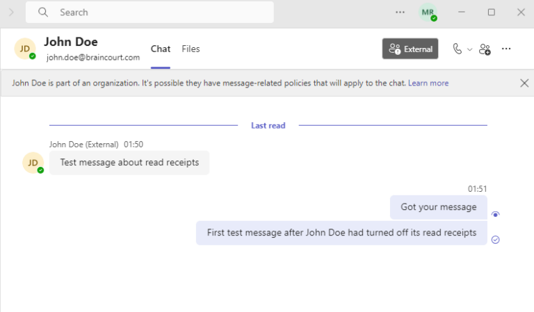 Turn off read receipts in Microsoft Teams - .matrixpost.net