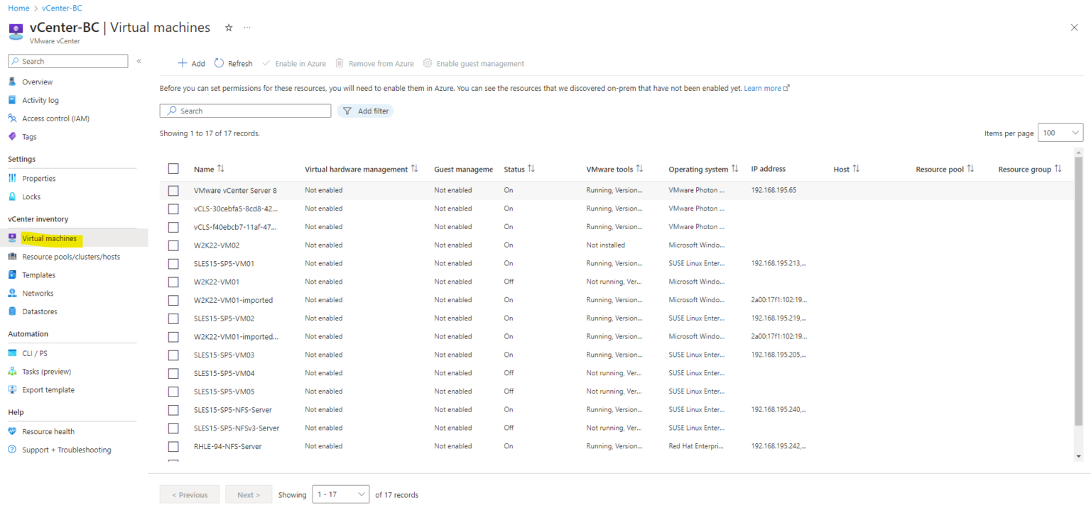 How to set up Arc-enabled VMware vSphere - .matrixpost.net