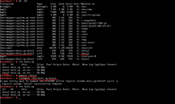 Linux LVM – Remove Volume Groups and Logical Volumes - .matrixpost.net