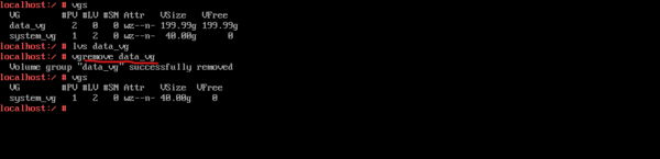 Linux LVM – Remove Volume Groups and Logical Volumes - .matrixpost.net