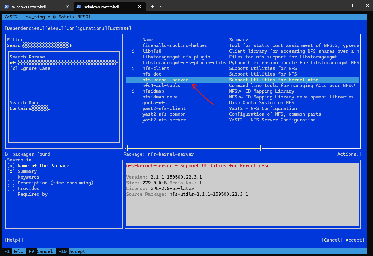 Set up an NFS Server on SUSE Linux Enterprise Server 15 - .matrixpost.net