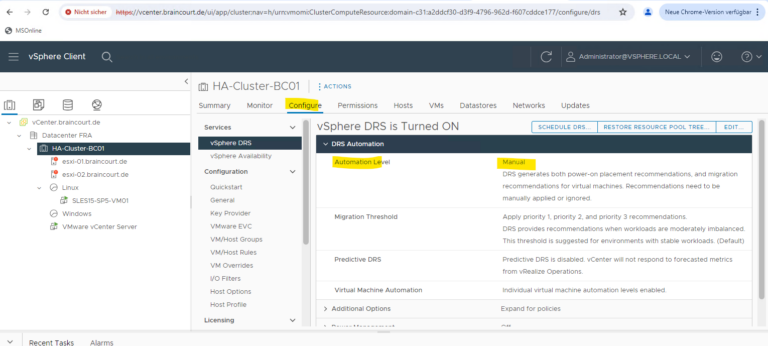 Upgrade the VMware vSphere Environment from Version 7 to 8 – Part 1 ...