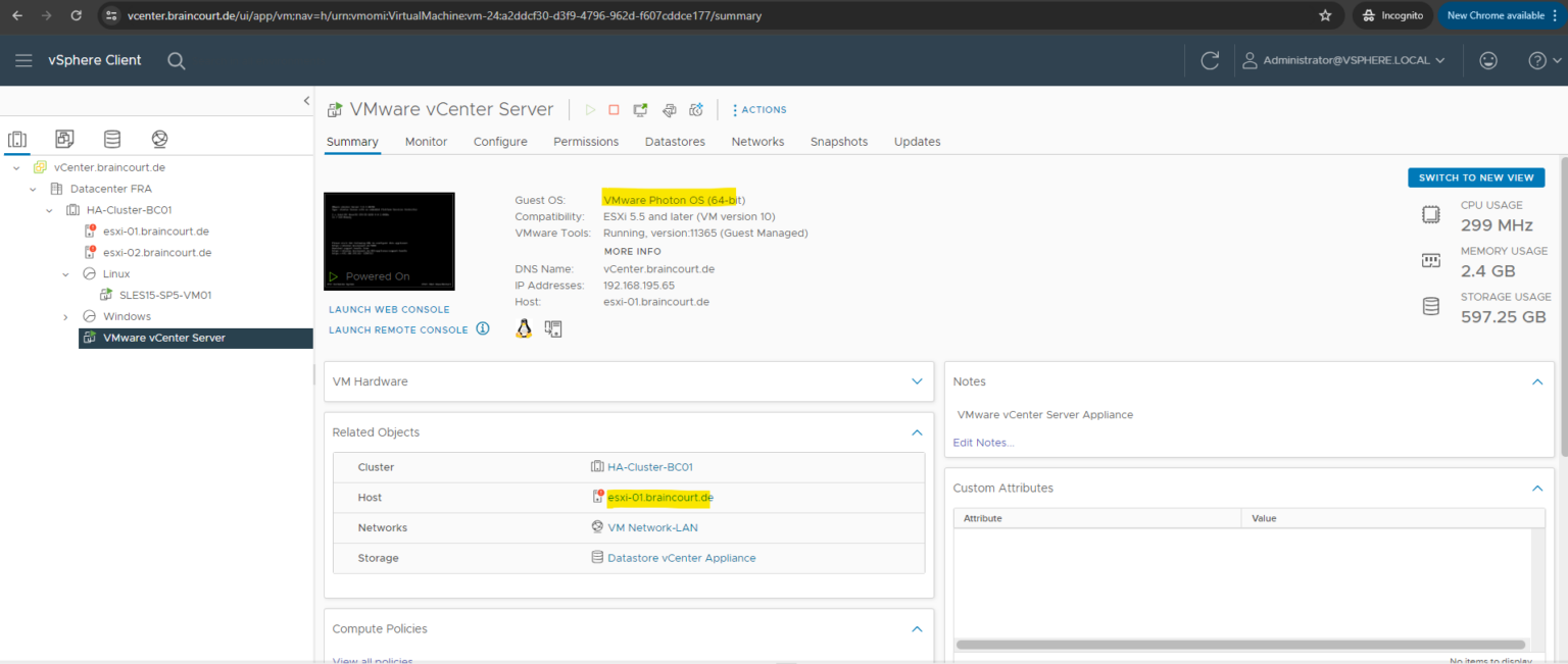 Upgrade the VMware vSphere Environment from Version 7 to 8 – Part 1 ...