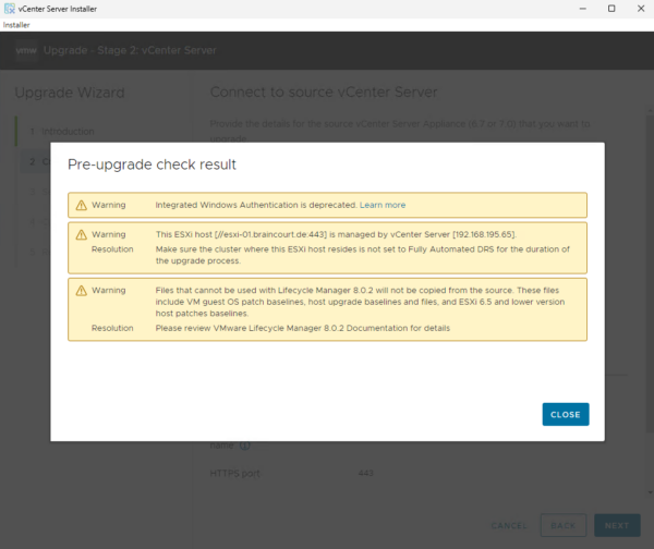 Upgrade the VMware vSphere Environment from Version 7 to 8 – Part 1 ...