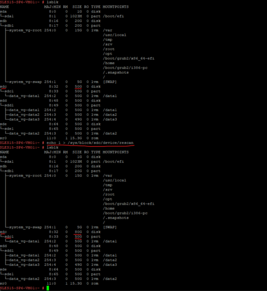 How To Extend Lvm Logical Volumes Stored On Extended Disk Partitions Instead On Whole