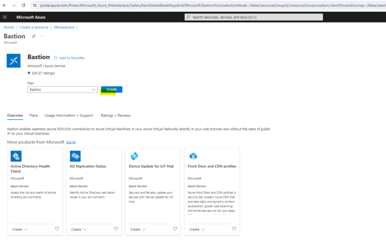 Set up Azure Bastion - .matrixpost.net