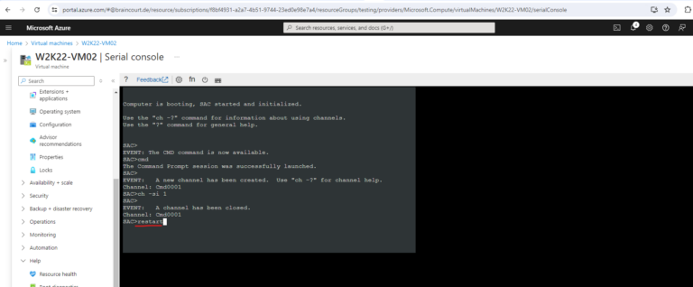 How To Run Azure Vms In Safe Mode Rdp Service Not Available In Safe Mode Using The Serial