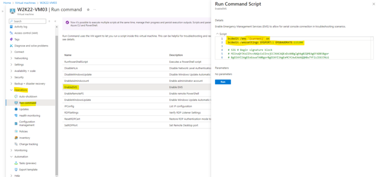 How to run Azure VMs in Safe Mode – RDP Service not available in Safe Mode – Using the Serial ...