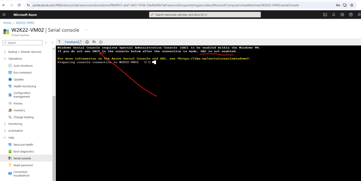 How to run Azure VMs in Safe Mode – RDP Service not available in Safe Mode – Using the Serial ...