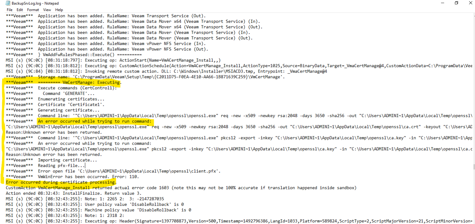 Veeam Backup And Replication V95 Installation On Windows Server 2022