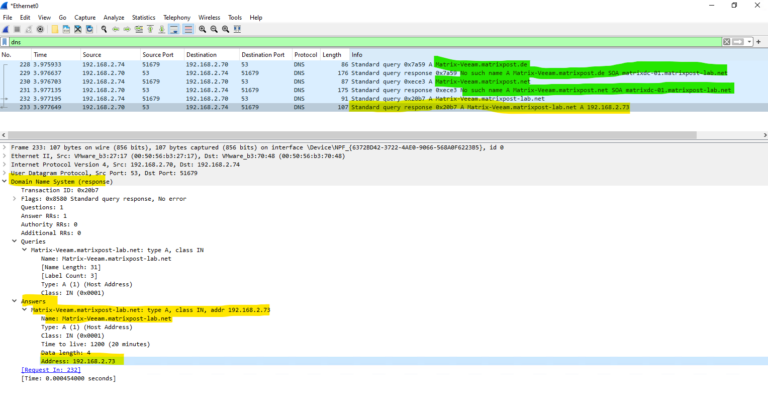 Impact of DNS Primary Suffix and DNS Suffix Search List on the DNS Name ...