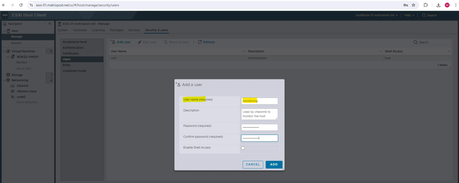 How to monitor VMware vSphere Environments in Checkmk - .matrixpost.net