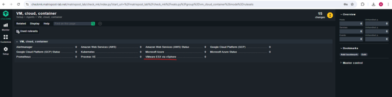 How to monitor VMware vSphere Environments in Checkmk - .matrixpost.net