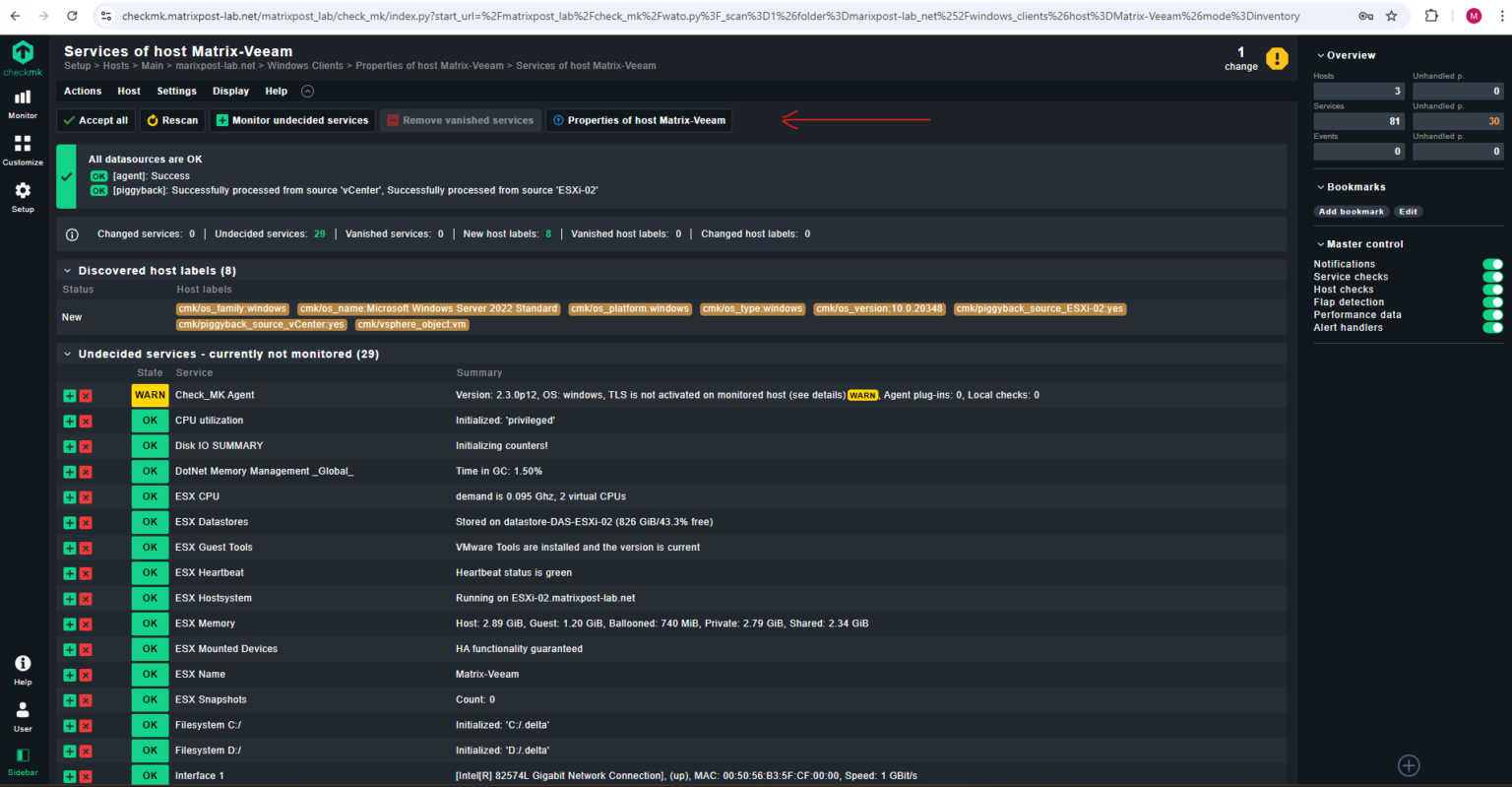 How to monitor Windows Clients in Checkmk - .matrixpost.net