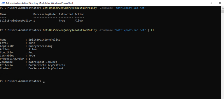 Set up Split-Brain DNS in Active Directory - .matrixpost.net