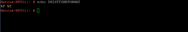 Enable Timestamps for Linux History Command - .matrixpost.net