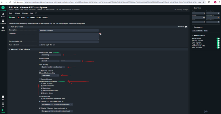 How to monitor VMware vSphere Environments in Checkmk - .matrixpost.net